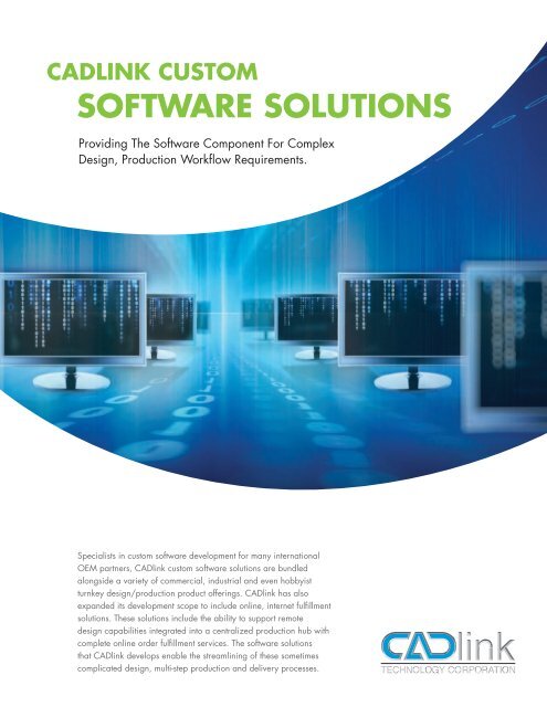 Custom Software Brochure - CADlink