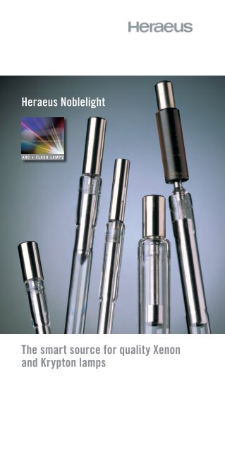 The smart source for quality laser power - Heraeus Noblelight