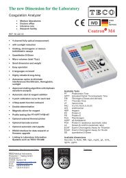 Flyer Dimex Â® Jr. - Teco Medical Instruments