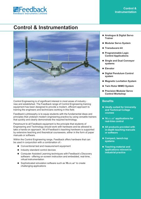 Complete Modular Servo System