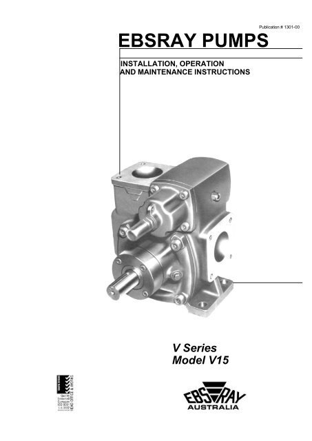 V Series Model V15 - Ebsray Pumps