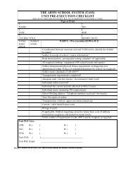 Energy Recovery Unit Pre-Functional Checklist
