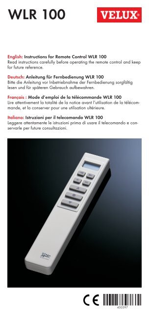 WLR 100 English: Instruct