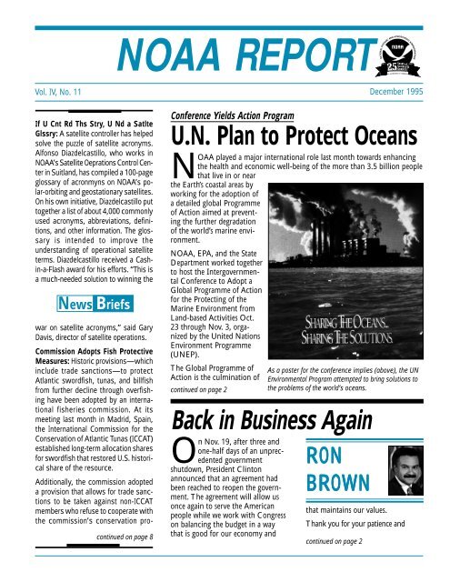 NOAA REPORT - NOAA Office of Public and Constituent Affairs