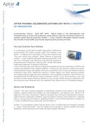 aptar pharma's preservative-free multidose dispenser osd