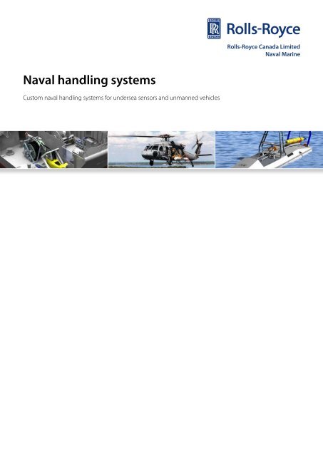 Naval handling systems - AUVAC