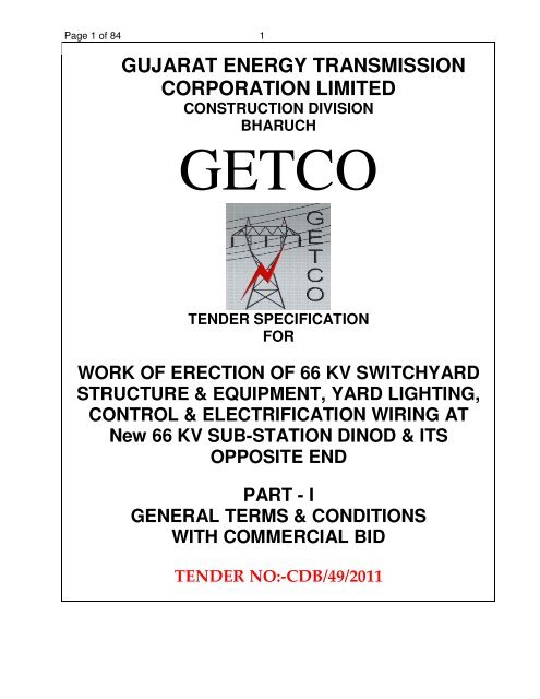 GETCO - Gujarat Electricity Board