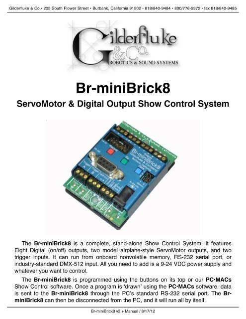 Br-miniBrick8 - Gilderfluke & Co