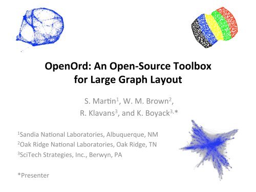 OpenOrd: An Open-â€ Source Toolbox for Large Graph Layout