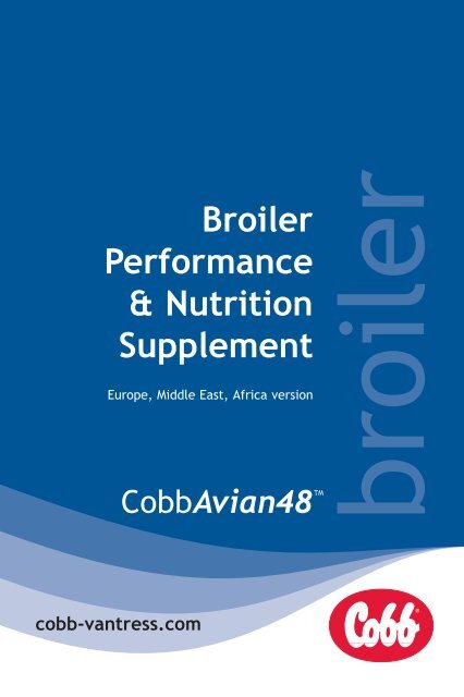 Avian 48 BP&N Supp 08 (EMEA) - Cobb-Vantress