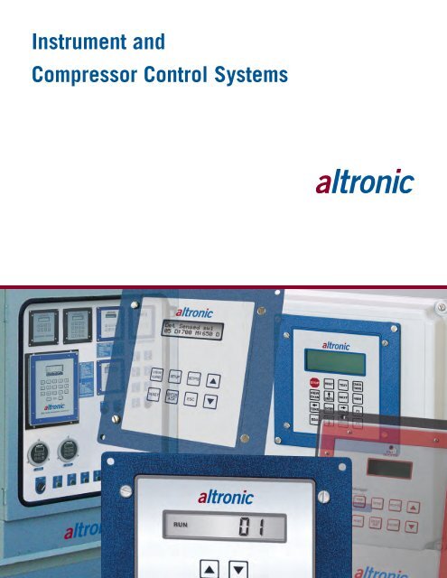Instrument and Compressor Control Systems - Altronic Inc.