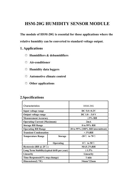 HSM-20G datasheet - Seeed Studio