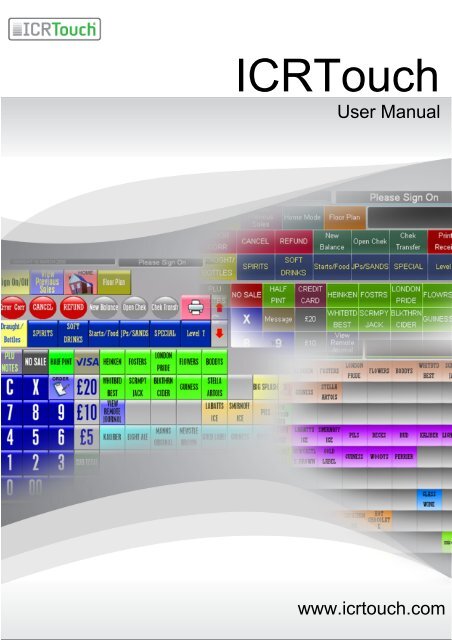 ICRTouch User Manual - Support