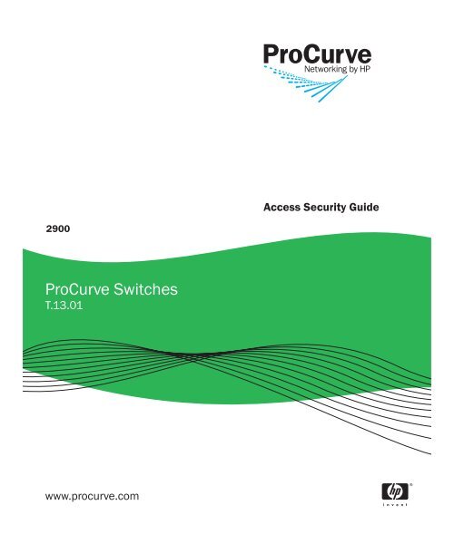 ProCurve Switch 2900 Access Security Guide