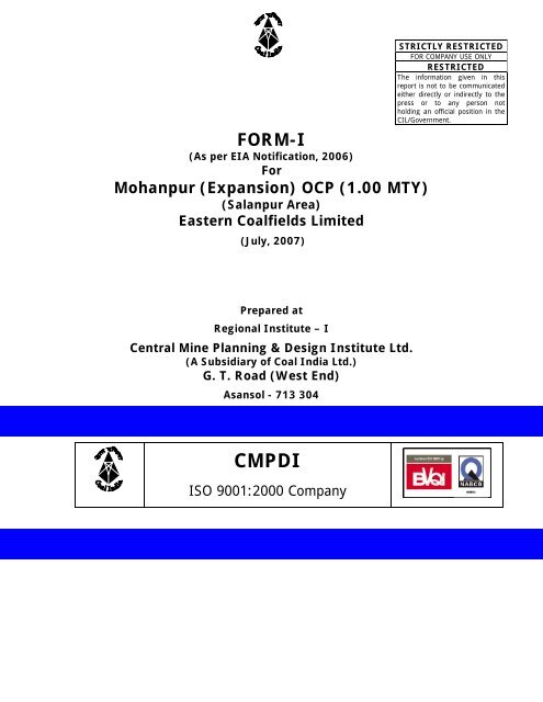 FORM 1 - West Bengal Pollution Control Board