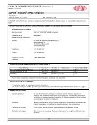 DuPont ISCEON MO89 refrigerant
