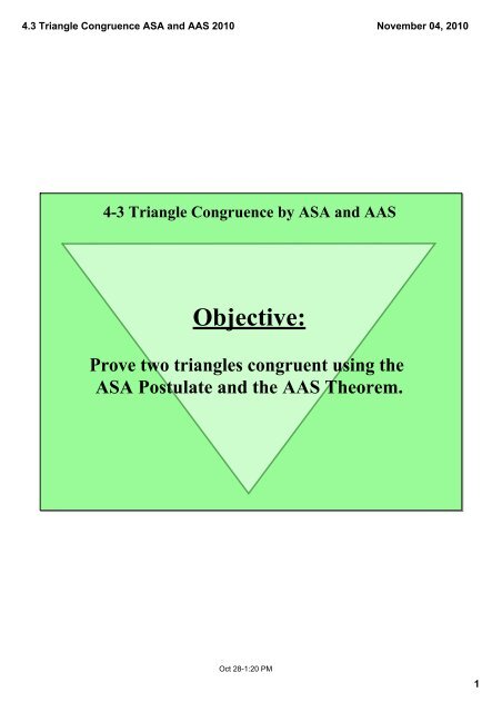 4.3 Triangle Congruence ASA and AAS 2010.pdf