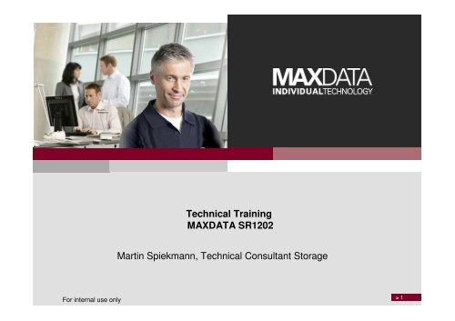 Advanced Settings - MaxData
