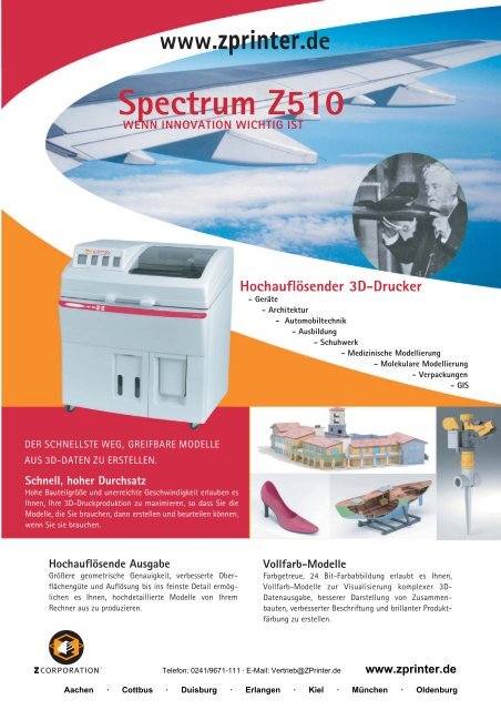 Spectrum Z510 - 3D-Drucker