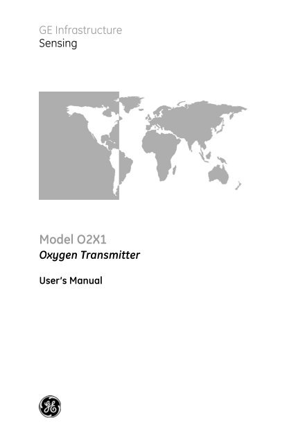 Model O2X1 Oxygen Transmitter - GE Measurement & Control