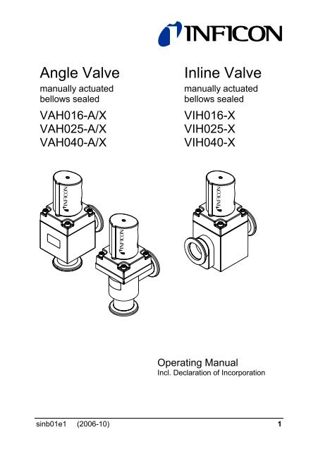 Angle Valve Inline Valve