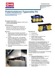 MAFUND-Platten - G+H Schallschutz