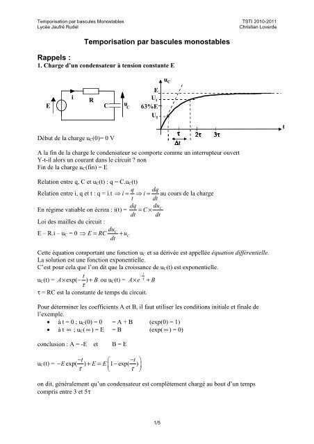 Sem.17 Monostable à AOP