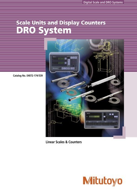DRO System0831.indd - Mitutoyo Scandinavia AB