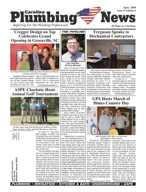 Editorial - The Plumbing News
