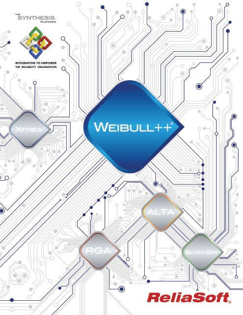 Weibull++ Brochure - ReliaSoft