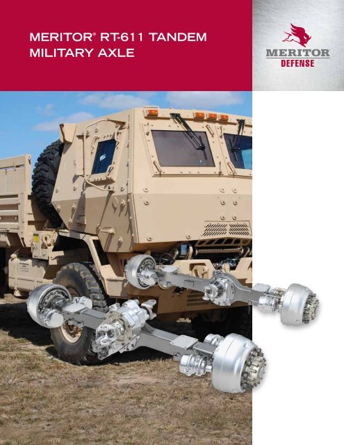 MERITORÂ® RT-611 TANDEM MILITARY AXLE