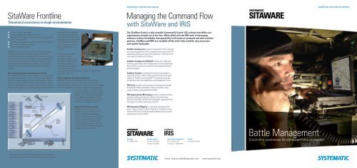 Battle Management Brochure.pdf - Military Systems & Technology