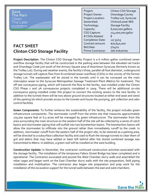 Clinton CSO Storage 1211 - Save The Rain