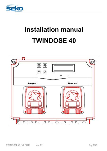 Seko Twindose 40 Series Inst.. - UK