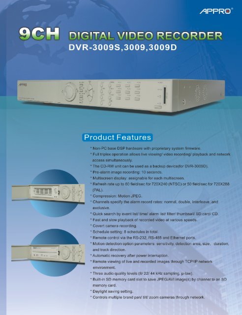 Datasheet - appro technology inc.