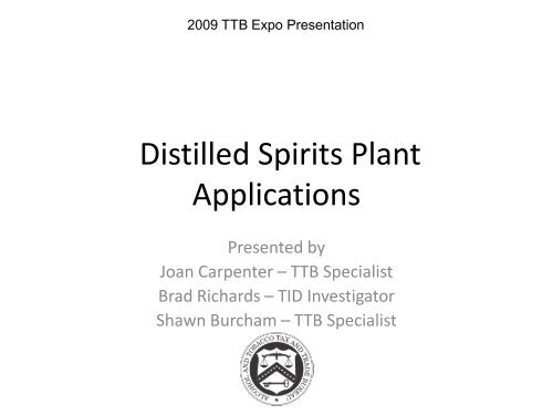 DSP Application - TTB