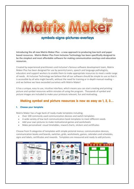 Handout - Inclusive Technology