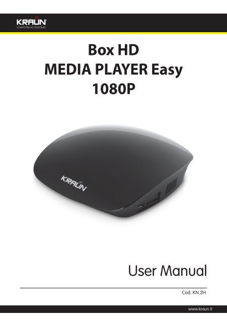 Box HD MEDIA PLAYER Easy 1080P - Kraun