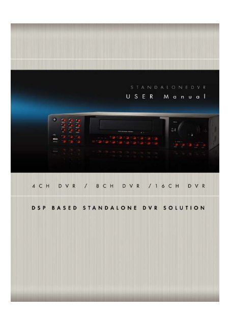 EZ Real DVR Series User Manual - Clear2there