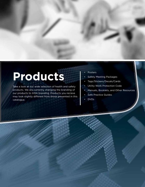 IHSA Catalogue - Infrastructure Health & Safety Association