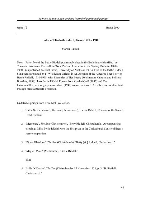 Elizabeth Betty Riddell