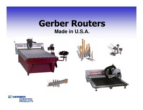 Gerber Routers