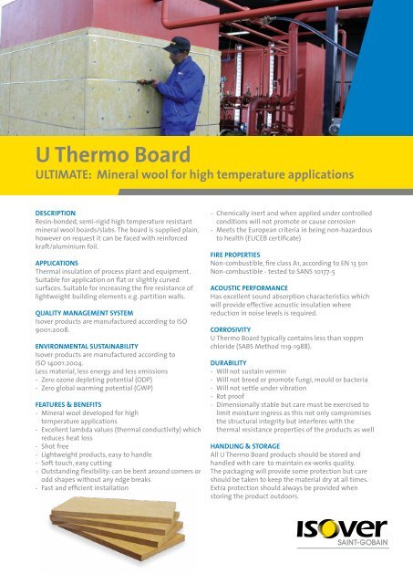 U Thermo Board - Isover