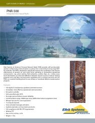 Laser Warning System Data Sheet - Elbit Systems of America