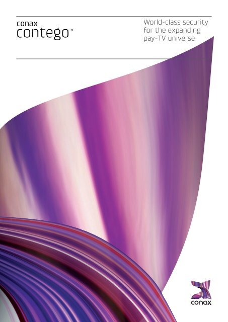 Download the product brochure - Conax