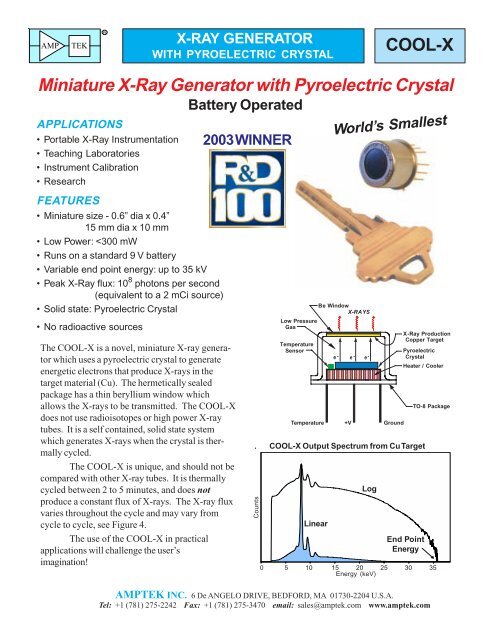 x-ray generator - FAST Comtec