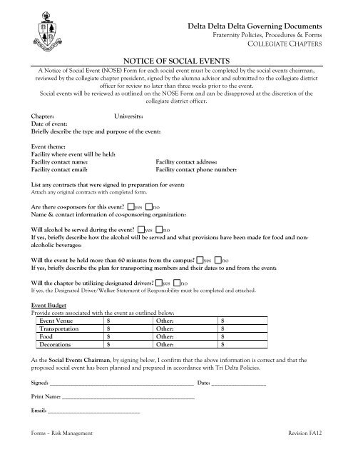 Notice of Social Events Form.pdf - Tri Delta