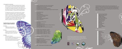 The Bill Holmberg Arts Leadership Institute is a program of Allied ...