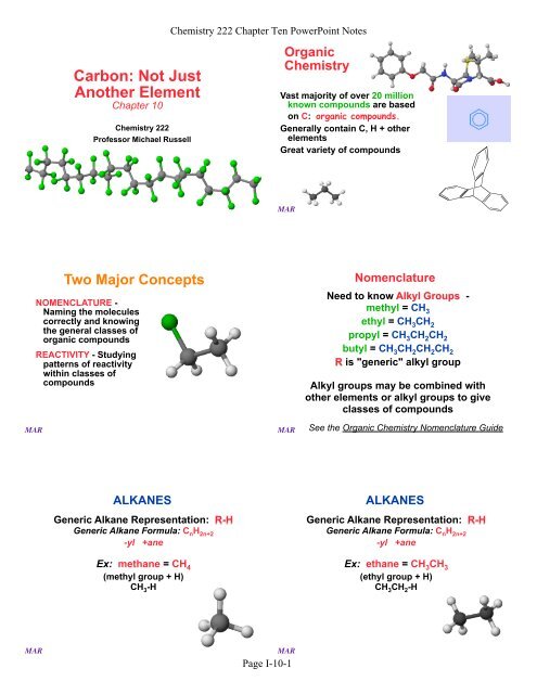 PowerPoint Notes - MhChem Chemistry with Dr. Michael Russell