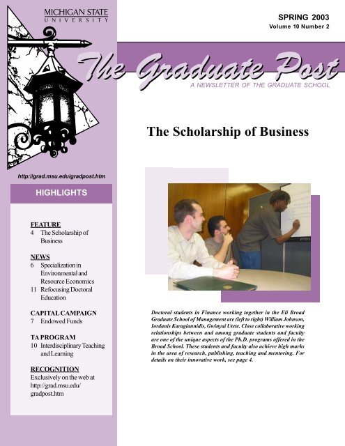 Full - The Graduate School - Michigan State University
